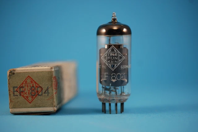 TELEFUNKEN EF804 NOS NIB Tested Pentode Audio Frequency Tube Rohre £92. ...