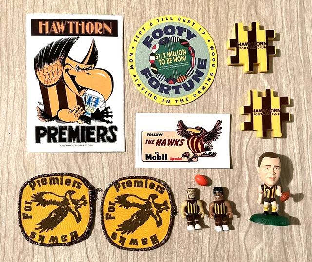ORIGINAL VFL/AFL 80S & 90s Hawthorn Merchandise $19.00 - PicClick AU