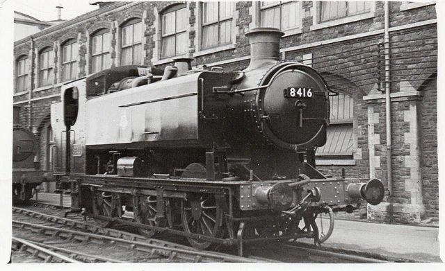 EX GWR 94XX CLASS No 8416 @ SWINDON ? R/PHOTO £1.30 - PicClick UK