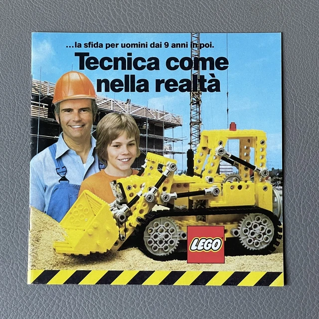 LEGO TECNICA COME nella realtà Catalogo Italia 1979 - 16 pagg. cm 14x14 ...