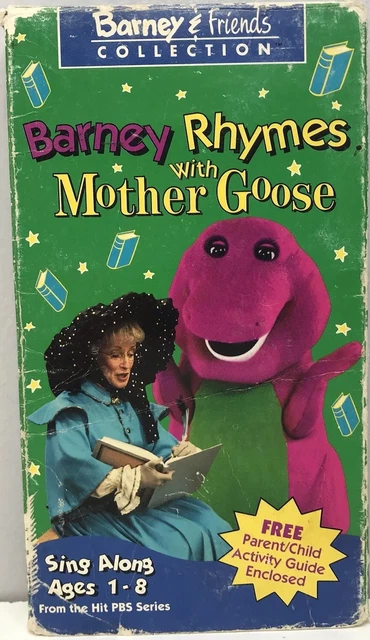 BARNEY RHYMES WITH MOTHER GOOSE Vhs Video Barney & Friends Collection ...