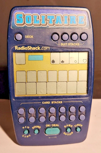 VINTAGE RADIO SHACK Solitaire Handheld Game 2001 $3.77 - PicClick