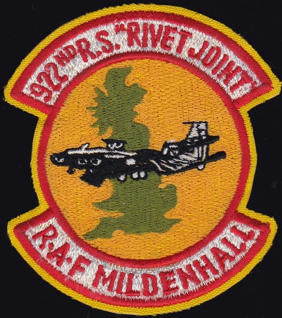 USAF 922ND RECONNAISSANCE Squadron RC-135 Rivet Joint RAF Mildenhall ...
