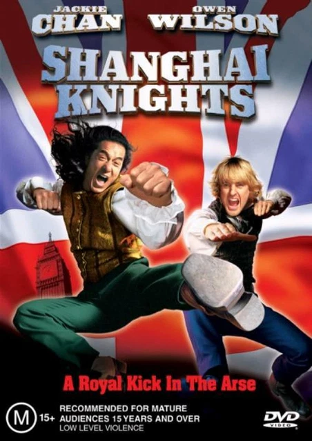 SHANGHAI KNIGHTS (DVD, 2004) Jackie Chan, Owen Wilson Movie Comedy ...