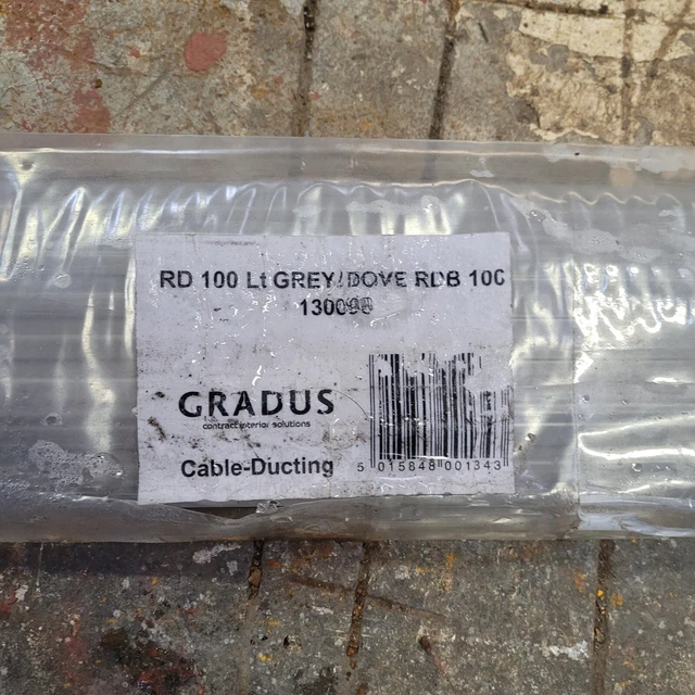 GRADUS CABLE DUCTING 1500 X 100Mm £22.00 - PicClick UK