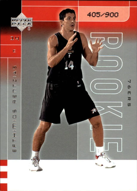 2002-03 UPPER DECK Finie Basketball Card #209 Efthimios Rentzias Rookie ...