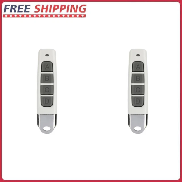 433MHZ CLONING CODE Plastic 4 Keys Remote Control for Garage Gate ...