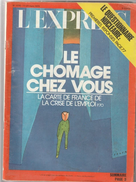 MAGAZINE L'EXPRESS N° 1236 mars 1975 EUR 5,00 - PicClick FR