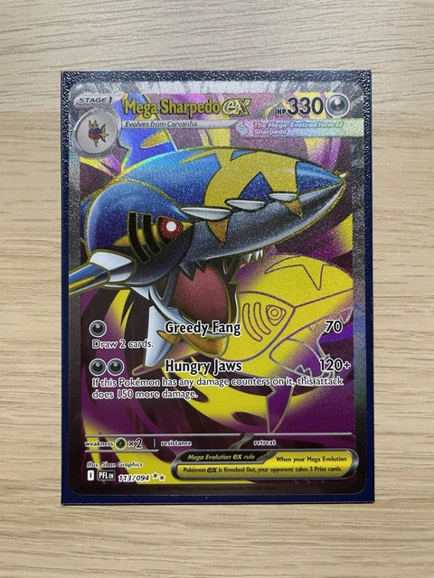 POKÉMON TCG MEGA Sharpedo ex Phantasmal Flames PFL 113 /094 $15.00 ...