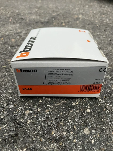 BTICINO 2144 MODULO 4 Pulsanti Tersystem EUR 78,50 - PicClick IT