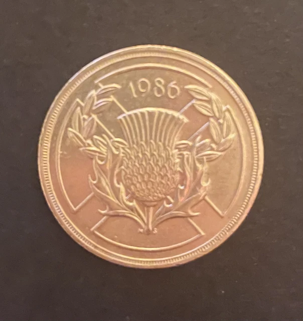 1986 ROYAL MINT £2 Two Pound Coin - XIII Commonwealth Games Scotland £2 ...