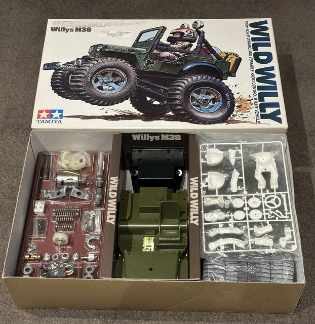 VINTAGE TAMIYA WILD Willy M38 SWB 58035 Short Wheel Base 1/10 Scale ...