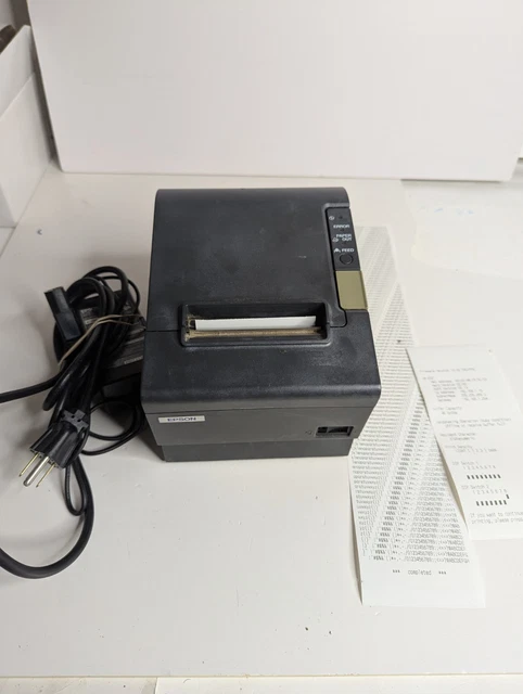 EPSON TM-T88IV THERMAL Receipt Printer Ethernet w/Power Adapter $41.12 ...
