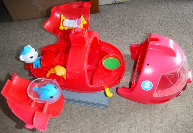 OCTONAUTS GUP X Launch & Rescue Vehicle With Captain Barnacles Sounds ...