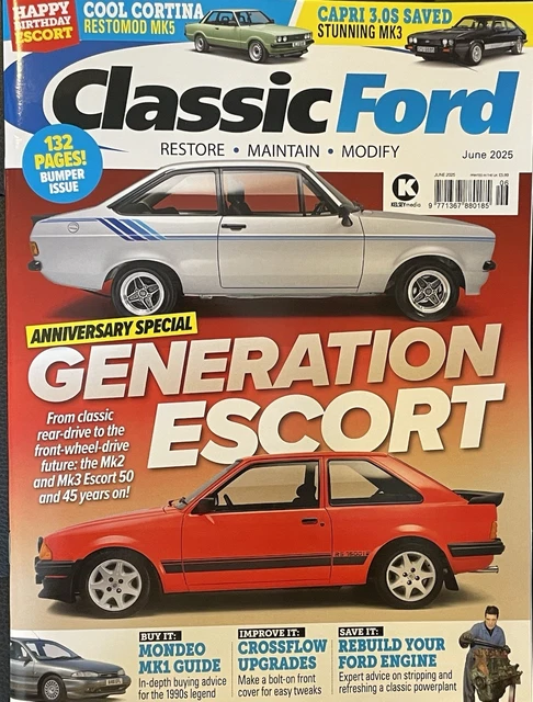CLASSIC FORD MAGAZINE Issue June 2025 £10.99 - PicClick UK