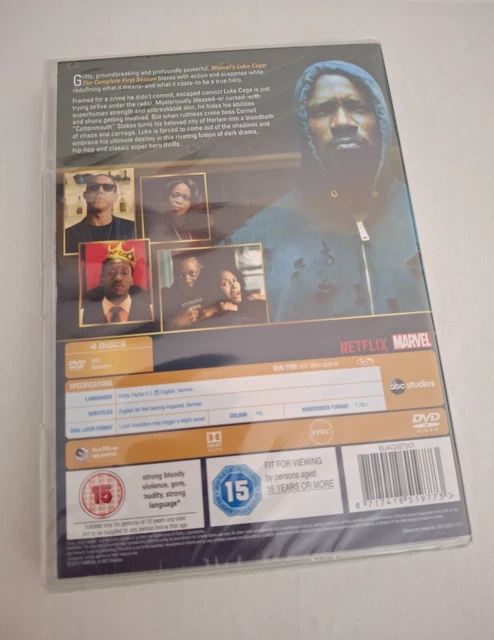 MARVEL LUKE CAGE: The Complete First Season DVD Boxset - Sealed £9.19 ...