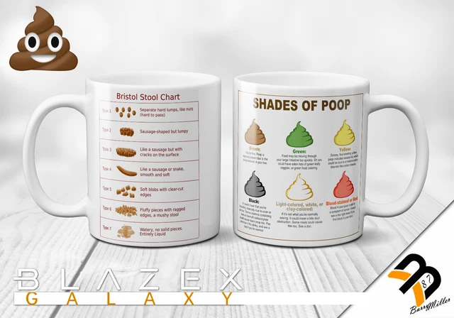 BRISTOL STOOL CHART / Shades of poop - funny tea coffee home Novelty ...