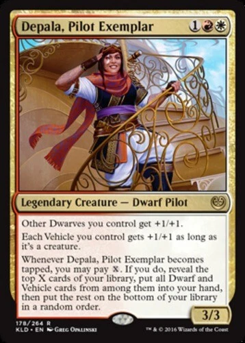 DEPALA, PILOT EXEMPLAR Light Play, English Magic the Gathering MTG Kaladesh EUR 1,10 - PicClick FR