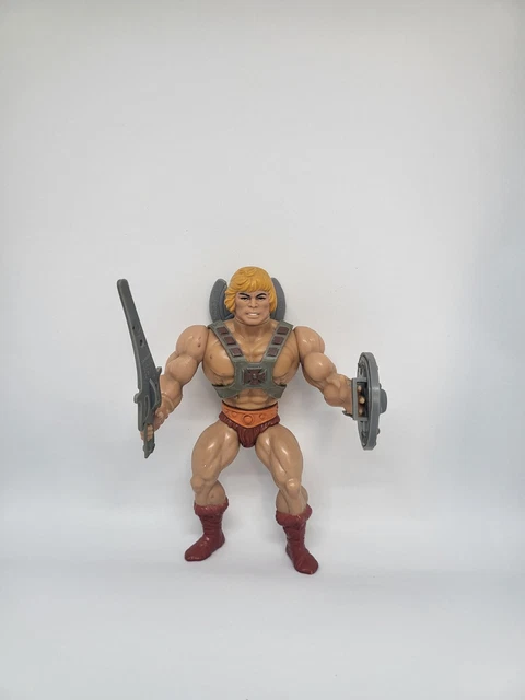 MOTU VINTAGE MADE In Malaysia 1981 / He Man Soft Head / Vintage Mattel ... MOTU VINTAGE MADE In Malaysia 1981 / He Man Soft Head / Vintage Mattel ...