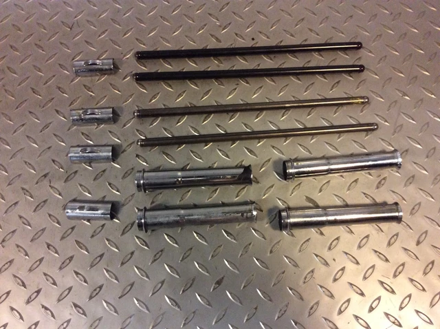 HARLEY DAVIDSON TWIN Cam Dyna Softail Pushrods Push Rod Tubes Tube ...