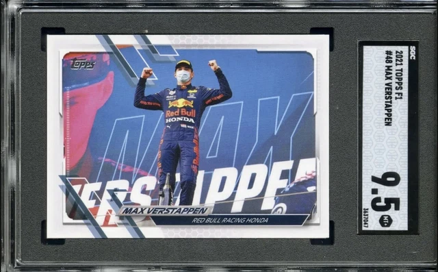 2021 TOPPS FORMULA 1 Max Verstappen SGC 9.5 Red Bull Card F1 Grand Prix Racing EUR 40,39 ...