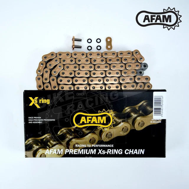 AFAM RECOMMENDED GOLD 520 Pitch 108 Link Chain fits Suzuki DR600 1984 ...