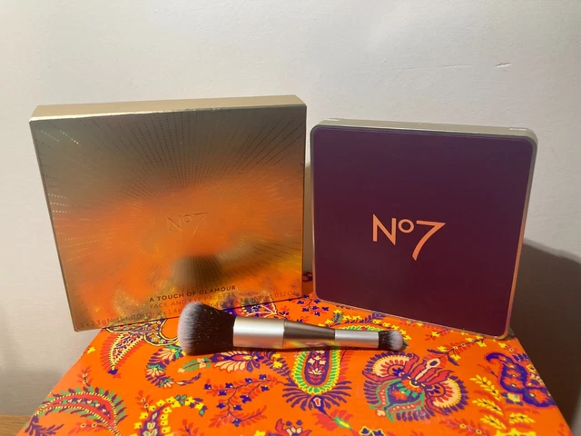 BOOTS NO7 A Touch Of Glamour Eye & Face Palette Inc Brush, Neutrals ...