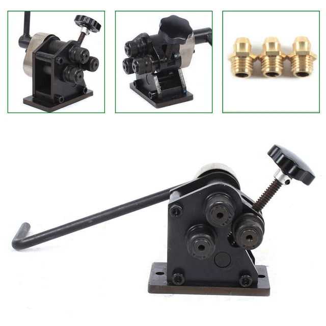 RING ROLLER BENDER Manual Metal Sheet Roll Bending Rolling Tool Machine ...