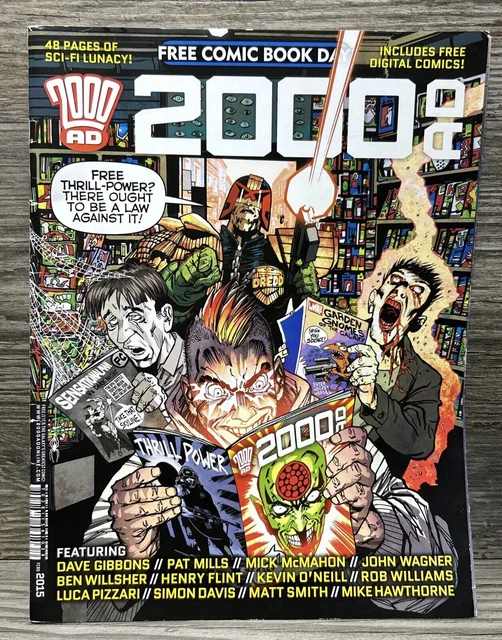 COMIC BOOK 2000 AD First Edition 48 Pages Of Sci Fi Lunacy 2015 EUR 21 ...