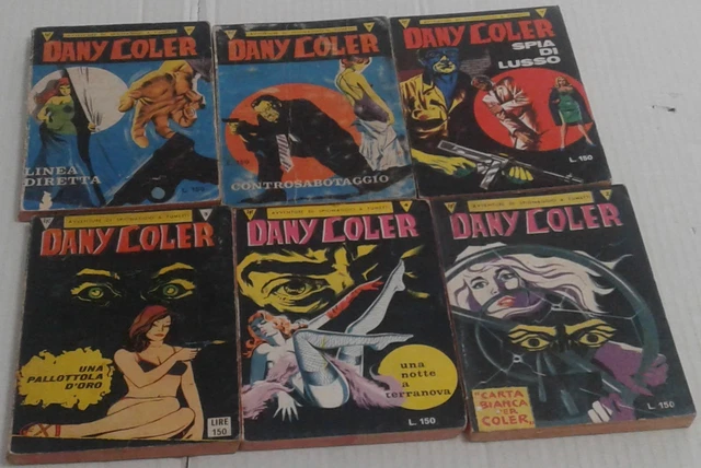 LOTTO VINTAGE DANY COLER N° 2- edizioni Cofedit 1965 A fumetti + ho 4 5 ...