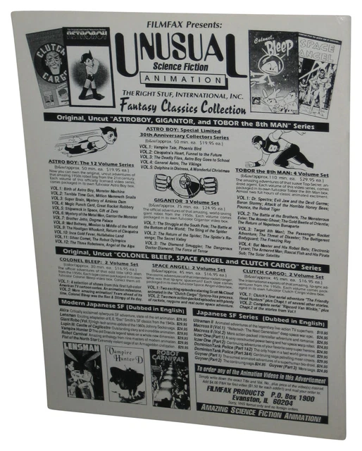 FILMFAX MAGAZINE DE Films Et De Télévision Inhabituels Livre N° 45 EUR ...