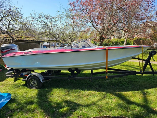 SPEED BOAT WITH 60 hp EFI Mariner 4stroke engine and Easy load braked ...