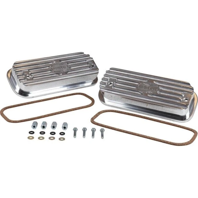 ROCKER COVER SET 1700-2000cc Bolt-On Aluminium fits Porsche VW T2 Bay ...