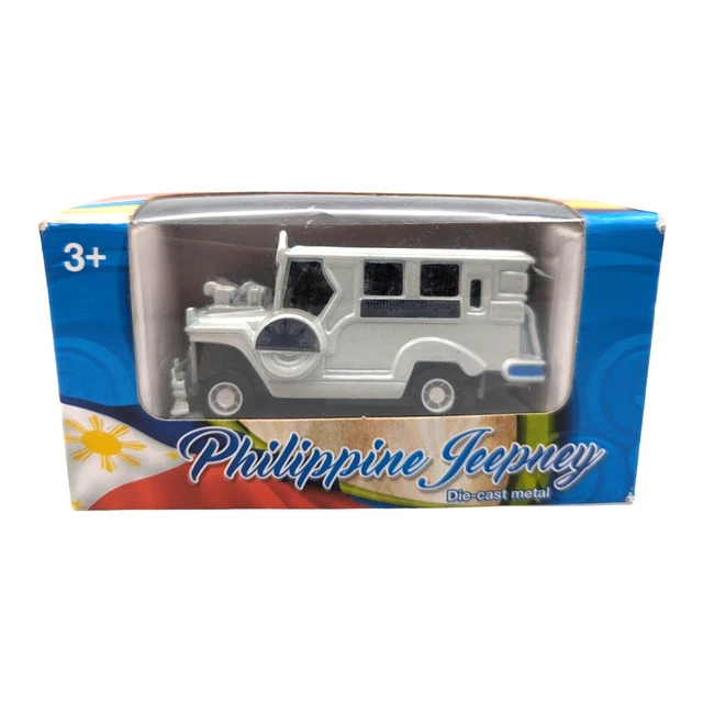 KULTURA PHILIPPINE JEEPNEY Diecast Scale Model White New Sealed In Box ...
