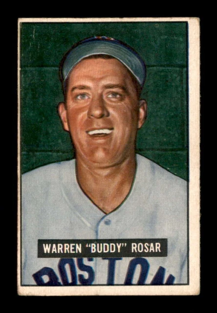 1951 BOWMAN #236 Buddy Rosar VG/VGEX X2638025 EUR 5,82 - PicClick FR