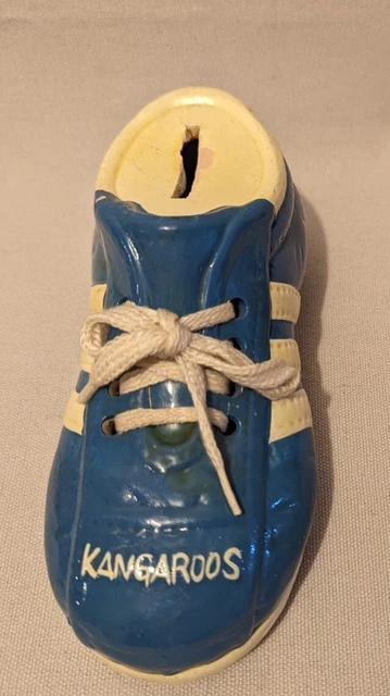 NORTH MELBOURNE KANGAROOS Adidas Football Boot Ceramic Money Box VFL ...