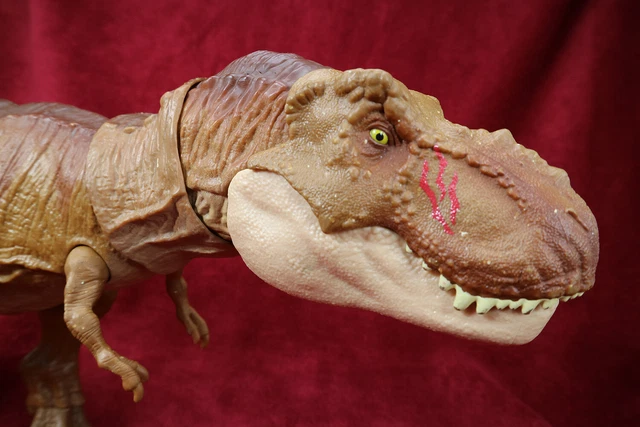 TYRANOSAURUS REX JURASSIC World Walmart Exclusive 20 inch Battle Damage ...