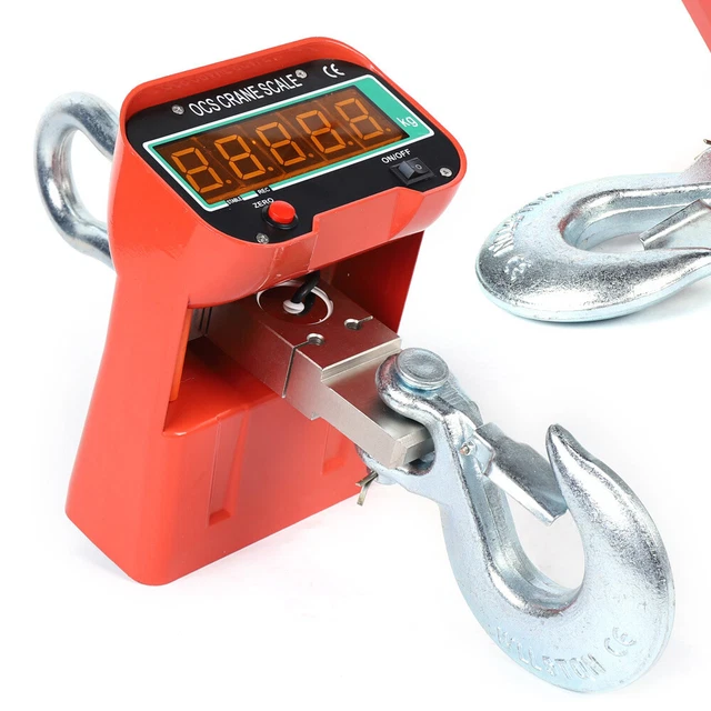 3000KG/6600LBS DIGITAL HANGING Scale Industrial Crane Scale with Remote ...