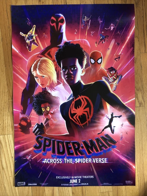 SPIDERMAN ACROSS THE Spider-Verse movie poster (e) - Spiderman poster £ ...