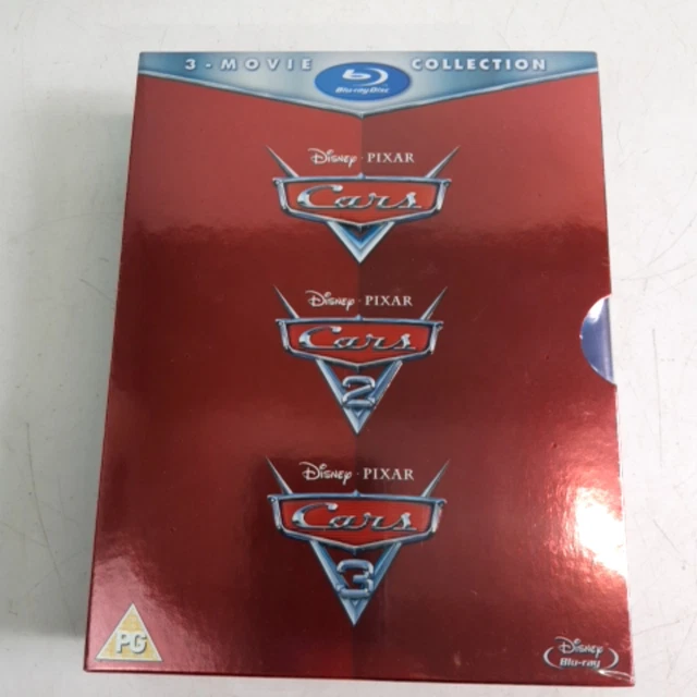 NEW SEALED DISNEY Pixar Cars 1 2 3 Movie Collection Blu-ray Film Box ...