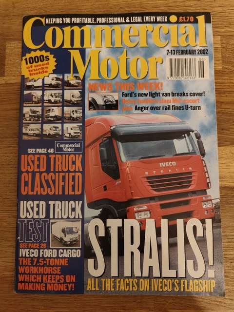 MAGAZINE - COMMERCIAL Motor Vehicle Magazine 7 - 13 Feb 2002 £2.50 ...