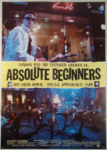 Absolute Beginners Patsy Kensit David Bowie 1986 Filmplakat Din A1 7999
