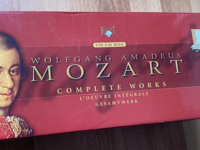 WOLFGANG AMADEUS MOZART Complete Works Œuvre Intégrale Coffret 170 CD ...