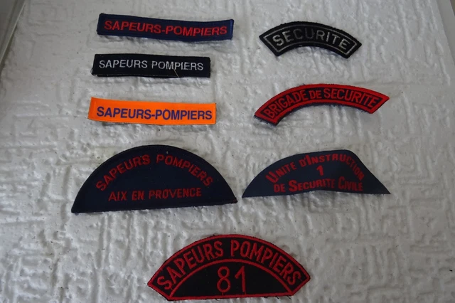 SAPEURS POMPIERS FRANCE écussons pompiers-securité EUR 10,00 - PicClick FR