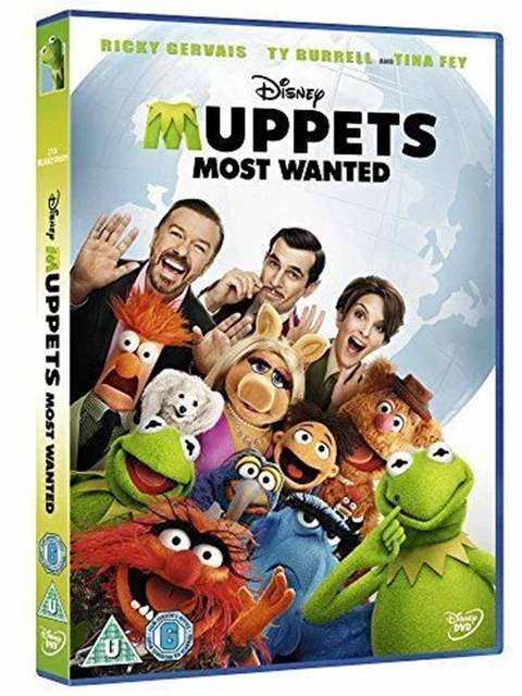 MUPPETS MOST WANTED DVD Children's & Family (2014) Tina Fey New Amazing ...