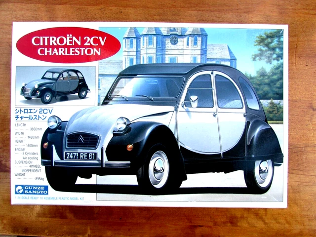 GUNZE SANGYO 1:24 Scale Citroen 2CV Charleston Model Kit GX-198:1500 ...