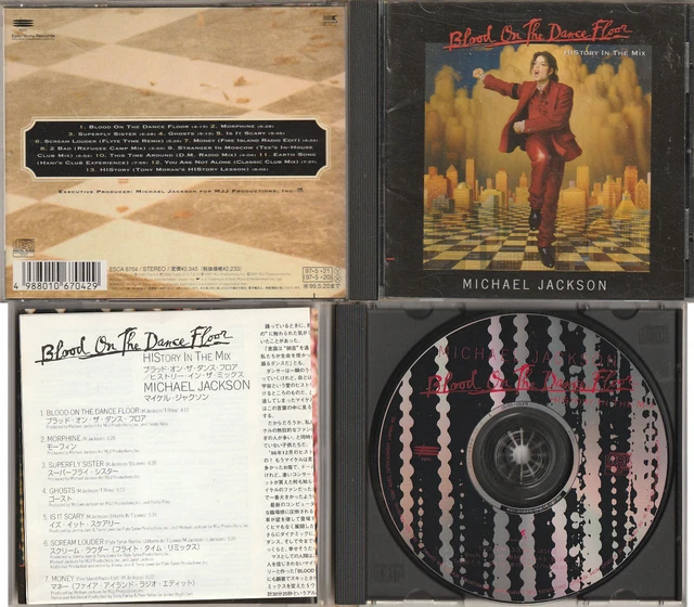 MICHAEL JACKSON BLOOD ON THE DANCE FLOOR BOTDF Album CD ESCA 6704 JAPAN 1997 EUR 24,99 - PicClick FR