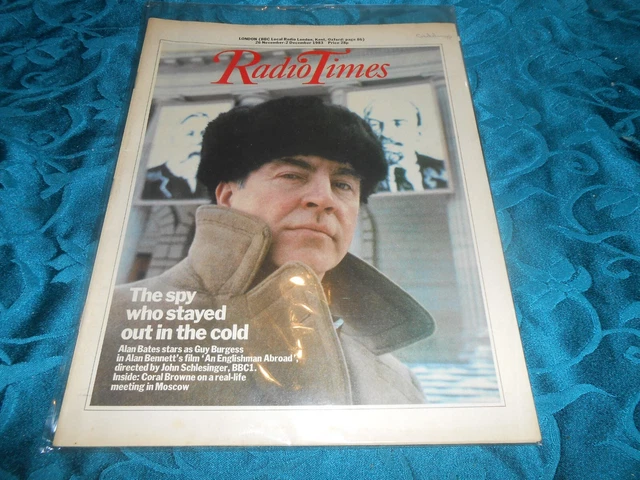 RADIO TIMES MAGAZINE West 26 Nov - 2 Dec 1983 An Englishman Abroad Alan ...