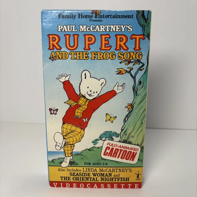 PAUL MCCARTNEY'S RUPERT and the Frog Song VHS 1985 Cartoon £13.57 ...