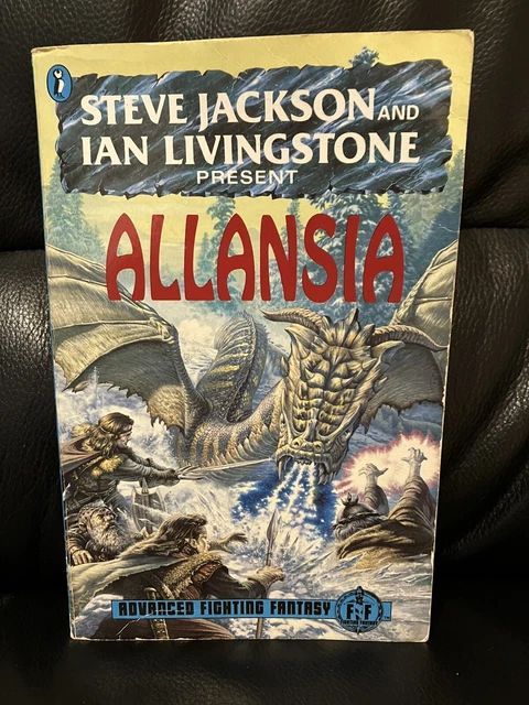 ALLANSIA ADVANCED FIGHTING Fantasy Jackson Livingstone 1994 1st Editio ...